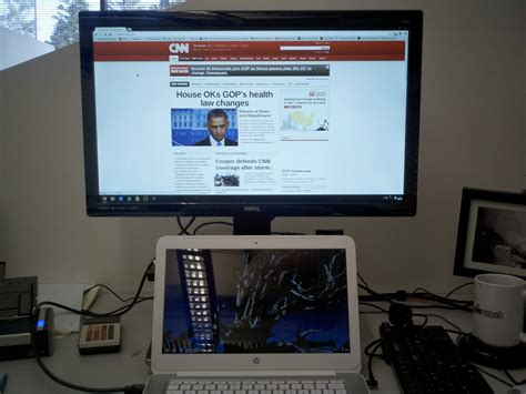 Installing New NGFF SSD In HP Chromebook 14 Falco Testing The HDMI Port With An External