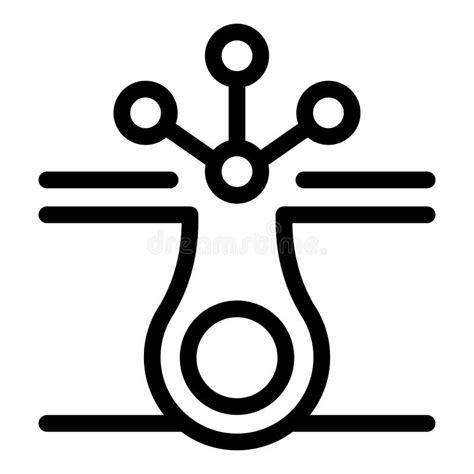 Data Processing System Transforming Information With Connections Stock Illustration