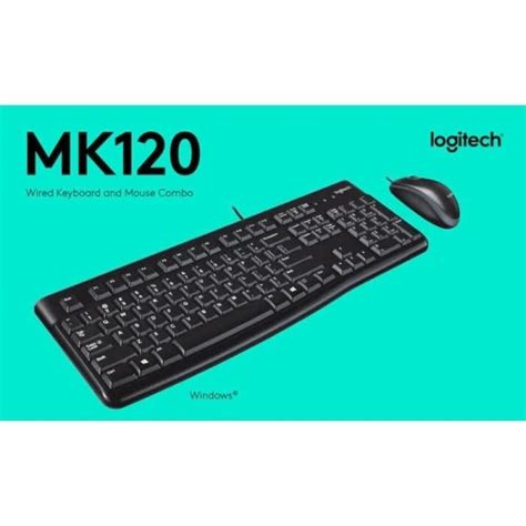Jual Logitech MK120 Combo Keyboard USB Mouse USB Jakarta Selatan CassCom Tokopedia