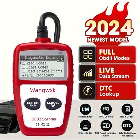Car Fault Diagnosis Instrument OBD2 Clear Fault Codes Diagnostic Scanning Tools AL409 CAN BUS