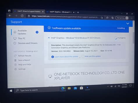 New Intel Graphics Drivers R OneXPlayer