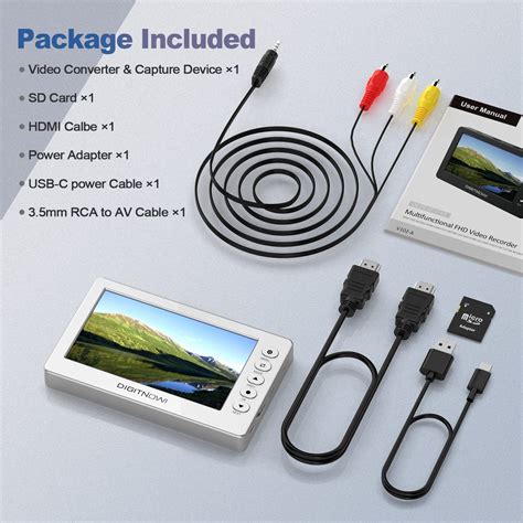 Video To Digital Converter Vhs Vcr Hi8 Dvd Mini Dv To 56 Off