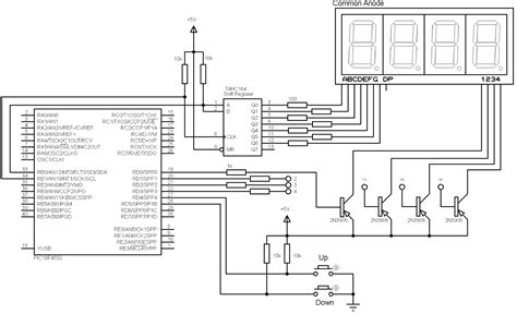 7 segment display with shift register interfacing with pic18f4550