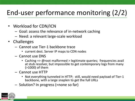 ppt tools algorithms and system implementation for end user performance monitoring powerpoint