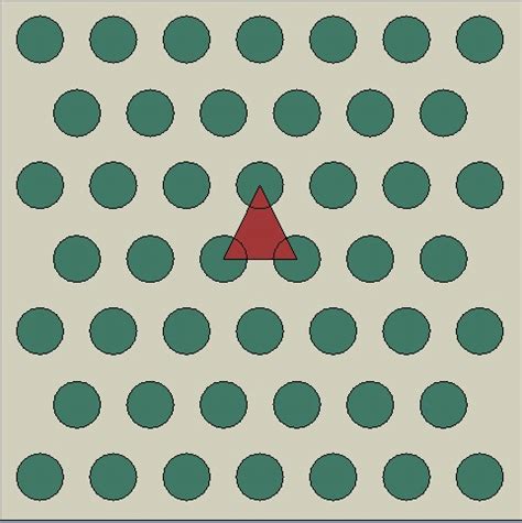 A Square Array With Square RVE B Hexagonal Array With Triangular Download Scientific