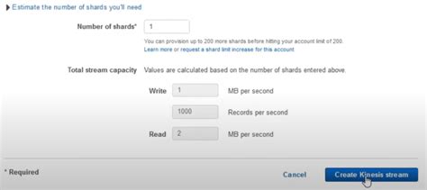 create a kinesis data stream geeksforgeeks