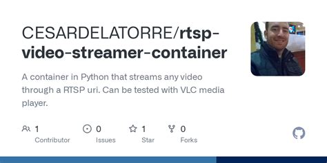 Github Cesardelatorrertsp Video Streamer Container A Container In