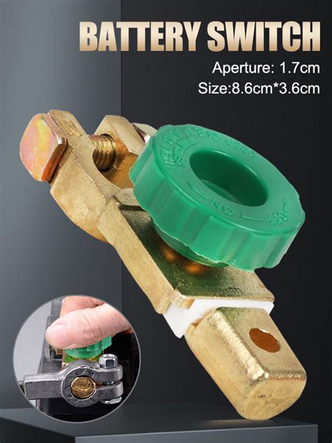 자동차 오토바이 배터리 차단 스위치 보호기 배터리 누출 방지 터미널 자동차 배터리 전원 차단 스위치 자동차 전자