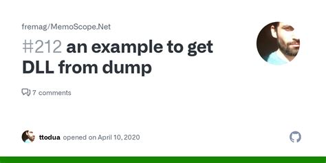 An Example To Get Dll From Dump · Issue 212 · Fremagmemoscopenet · Github