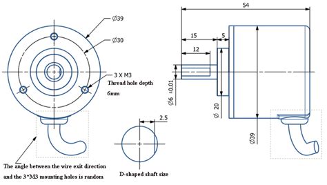Absolute Encoder 12 Bit Multi Turn Rs485 Can