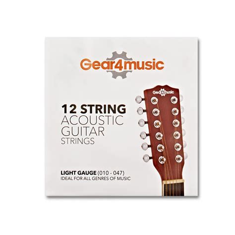 12 String Acoustic Guitar Strings By Gear4music At Gear4music