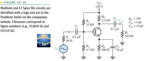 solved determine the miller input capacitance in figure 10 56
