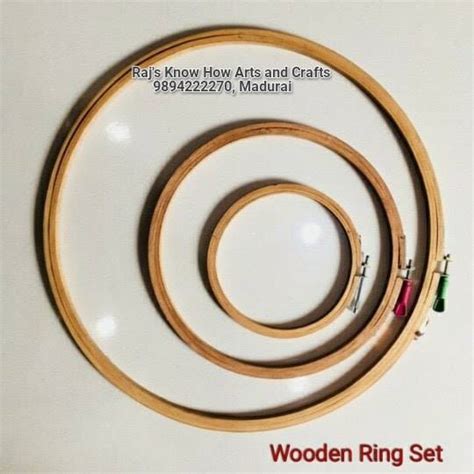 Wooden Embroidery Rings Knowhowartcraft