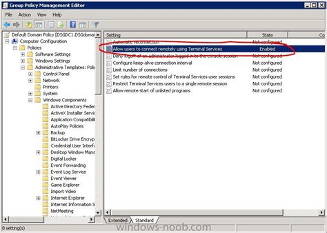 Guide Enable Rdp With Gpo Group Policy Windows