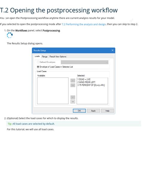 t 2 opening the postprocessing workflow pdf