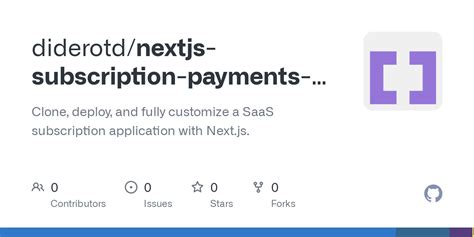 Github Diderotdnextjs Subscription Payments For Freelancer Marketplace Subcription Clone
