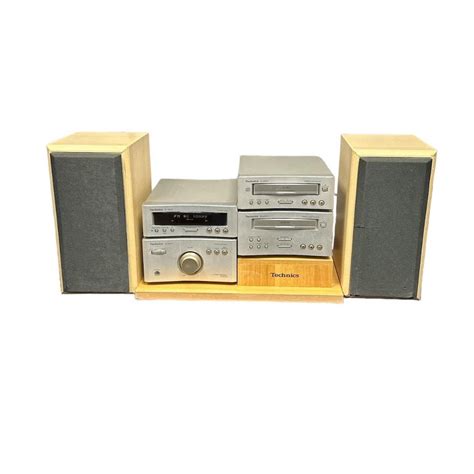 Used Technics Hi Fi Separates Stack With Wooden Shelf Own Less