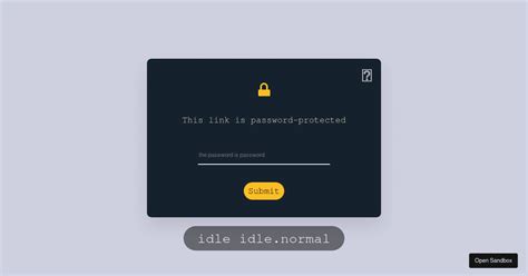 State Machine Animation React Codesandbox