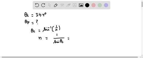Solved The Critical Angle For Total Internal Reflection For Sapphire