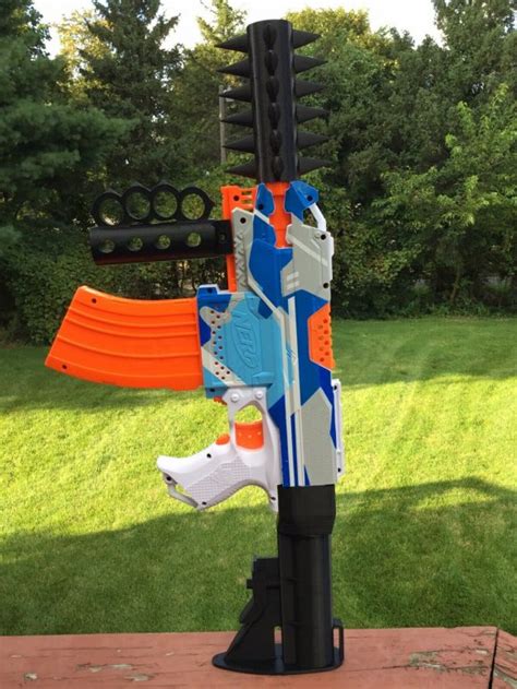 Sswi Nerf Compatible Mod Large Ar Shoulder Buttstock Stock Any Color Snap On So Sick With It