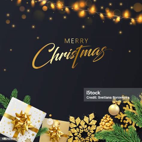 선물 전나무 가지와 장식 초 롱 블랙 메리 크리스마스 카드 0명에 대한 스톡 벡터 아트 및 기타 이미지 0명 검은색