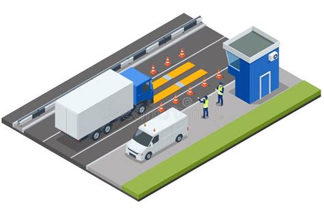 Truck Weigh Scale Stock Illustrations 222 Truck Weigh Scale Stock