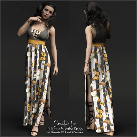 Creative For Maditha Dress Daz 3d