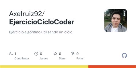 Github Axelruiz92 Ejerciciociclocoder Ejercicio Algoritmo Utilizando