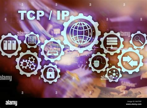 Tcp Ip Networking Transmission Control Protocol Internet Technology Concept Stock Photo Alamy