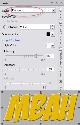 Membuat Efek D Pada Text Di CorelDRAW Belajar CorelDRAW
