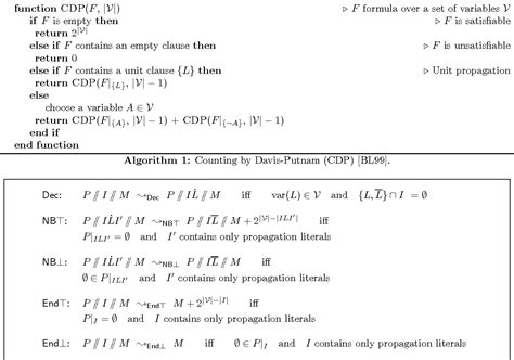 Figure 1 From An Abstract Dual Propositional Model Counter Semantic Scholar