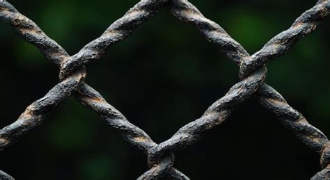Intricate Metal Lattice Structure Against Dark Background Premium Ai