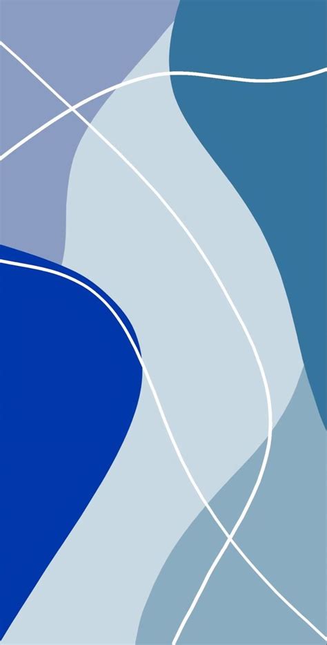 Abstract Image With Blue Lines On A White Background Modern Design