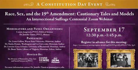 A Discussion On Race Sex And The 19th Amendment The Forum