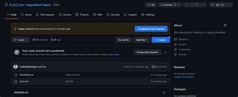Tutorial Github 3 Bagaimana Cara Menggunakan Branch Dan Merge Di Github Dev Community