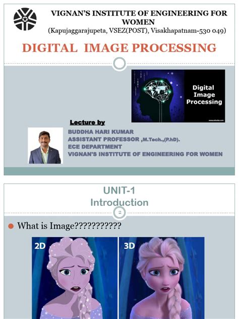 Digital Image Processing Lecture Notes Pdf Data Compression