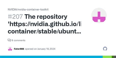 The Repository Https Nvidia Github Io Libnvidia Container Stable Ubuntu Amd Release