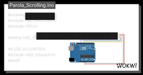 Dotmatrix By Sumitra Wokwi Esp32 Stm32 Arduino Simulator