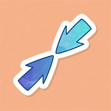 Premium Vector Colliding Cursors Color Sticker