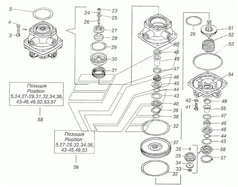100-3514108-10 Кран тормозной двухсекционный КамАЗ-65115 (Евро-3 ...