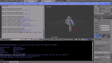 Blender Tutorial Introduction To Python Scripting Writing A Script That Makes A Simple 3d Model