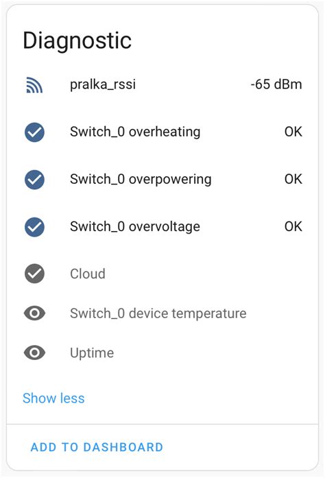 Shelly Plus 1pm Missing Rssi Sensor Configuration Home Assistant Community