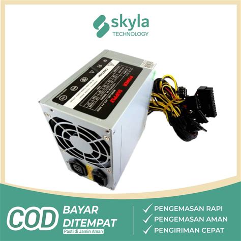 Jual Powersupply Oem Psu Power Supply 500watt High Qualitas Include 6pin Untuk Vga Card