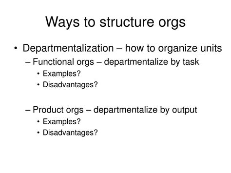 PPT Org Structure Design PowerPoint Presentation Free Download ID