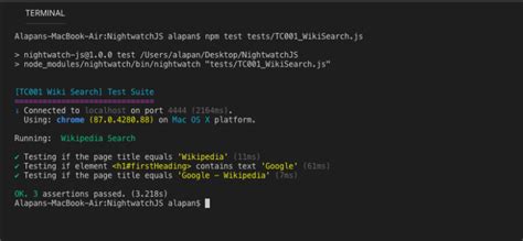 Writing And Executing Your First Test Case On Nightwatch Js