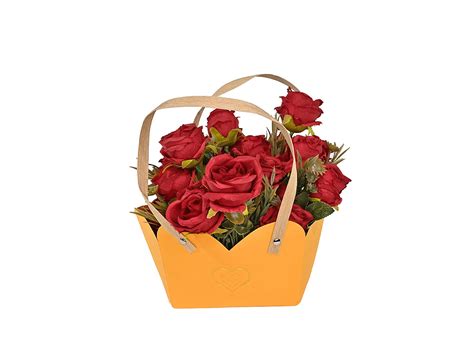 18025 3 Картонена чантичка за цветя Honey Торбички за саксия