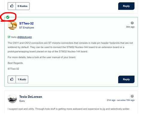 Solved Wrong Accepted Solution Shown Stmicroelectronics Community