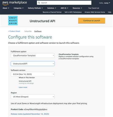 unstructured api on aws unstructured
