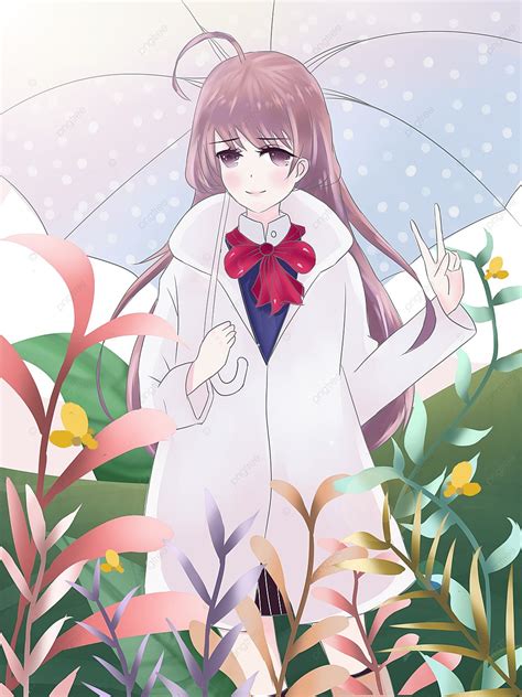 오리지널 손그림 삽화 세계 일러스트 청년의 날 오리지널 에피소드 세계 청소년의 날 소녀 일러스트 Pngtree 로열티 무료