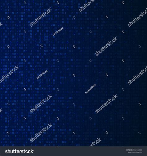 Digital Technology Background Binary Code Program Stock Vector Royalty
